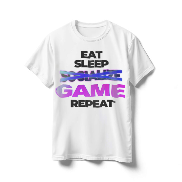 🔁 Eat Sleep Repeat – Trendy Shirts for Every Style! 👕