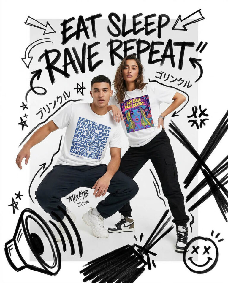 🔁 Eat Sleep Repeat – Trendy Shirts for Every Style! 👕